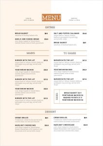 1 Menu Template, 10 Ways - Hack Your Visual Design Series - Easil
