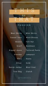 7 Exciting This or That Instagram Story Ideas To Engage Your Audience ...